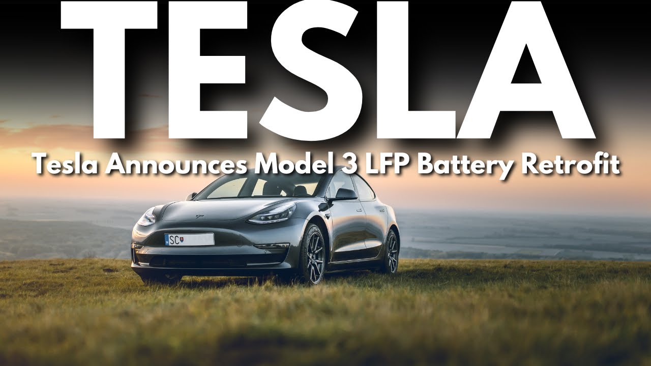Model 3's LFP Battery Retrofit Revealed! - YouTube