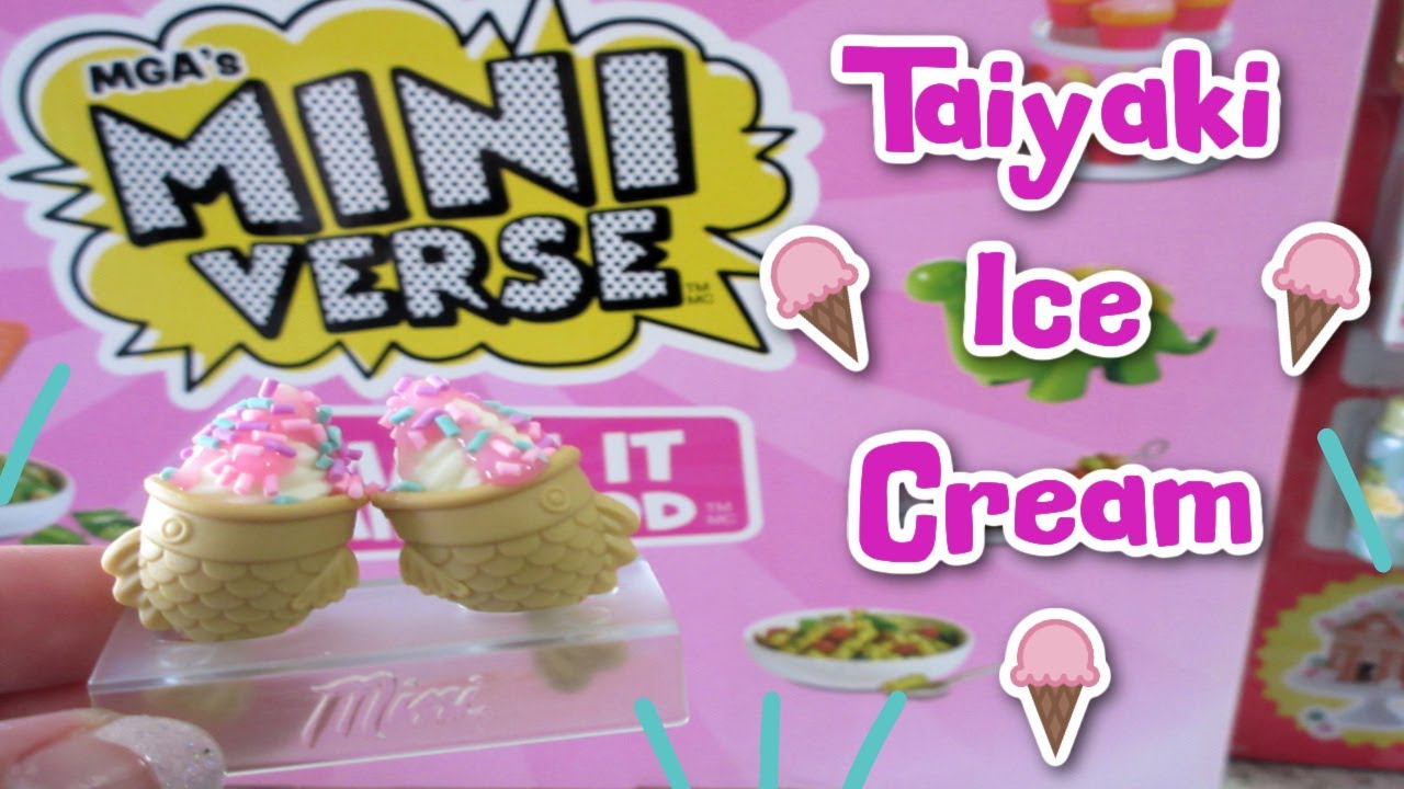 Miniverse Diner Series 3 Taiyaki Ice Cream!!! - YouTube