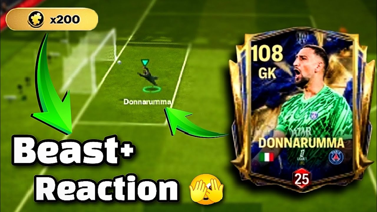 THIS DONNARUMMA IS THE BEAST ☠️ IN FC MOBILE || DONNARUMMA IN FC 24 ...