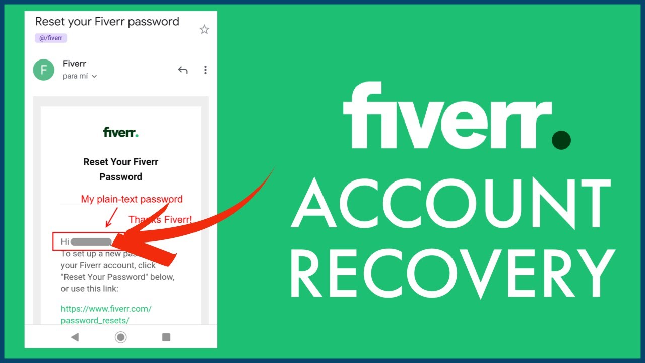 Forgot Fiverr Password? How to Recover Fiverr Account 2022? Fiverr ...