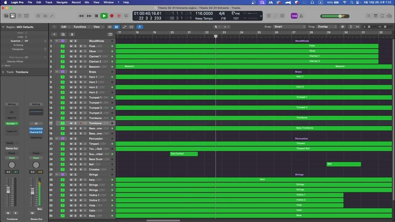 [Cinematic Studio Series Demo] Musical Titanic Act 2 - 1 Entr'acte Midi Mock up - YouTube