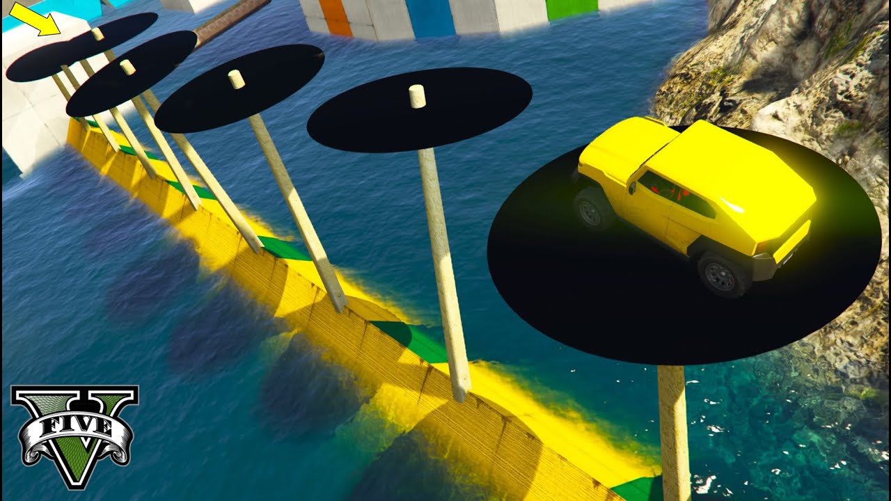 PARKOUR E CORRIDA TROLL com CARRO OFF-ROAD NA PONTE DE CIRCULO COM ...