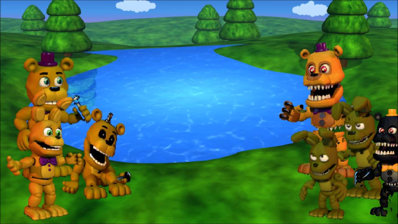 FNAF SONG II All Spring Animatronic's Voices - YouTube