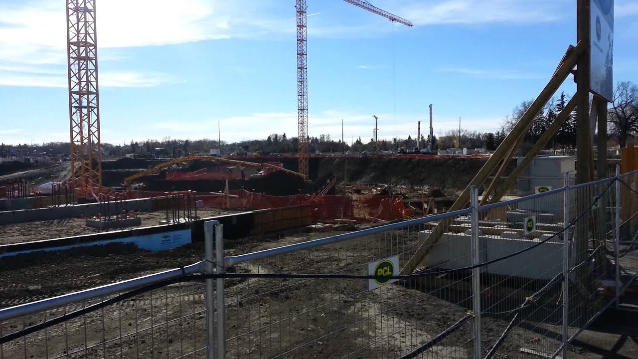 Sask Roughriders new stadium under construction. - YouTube