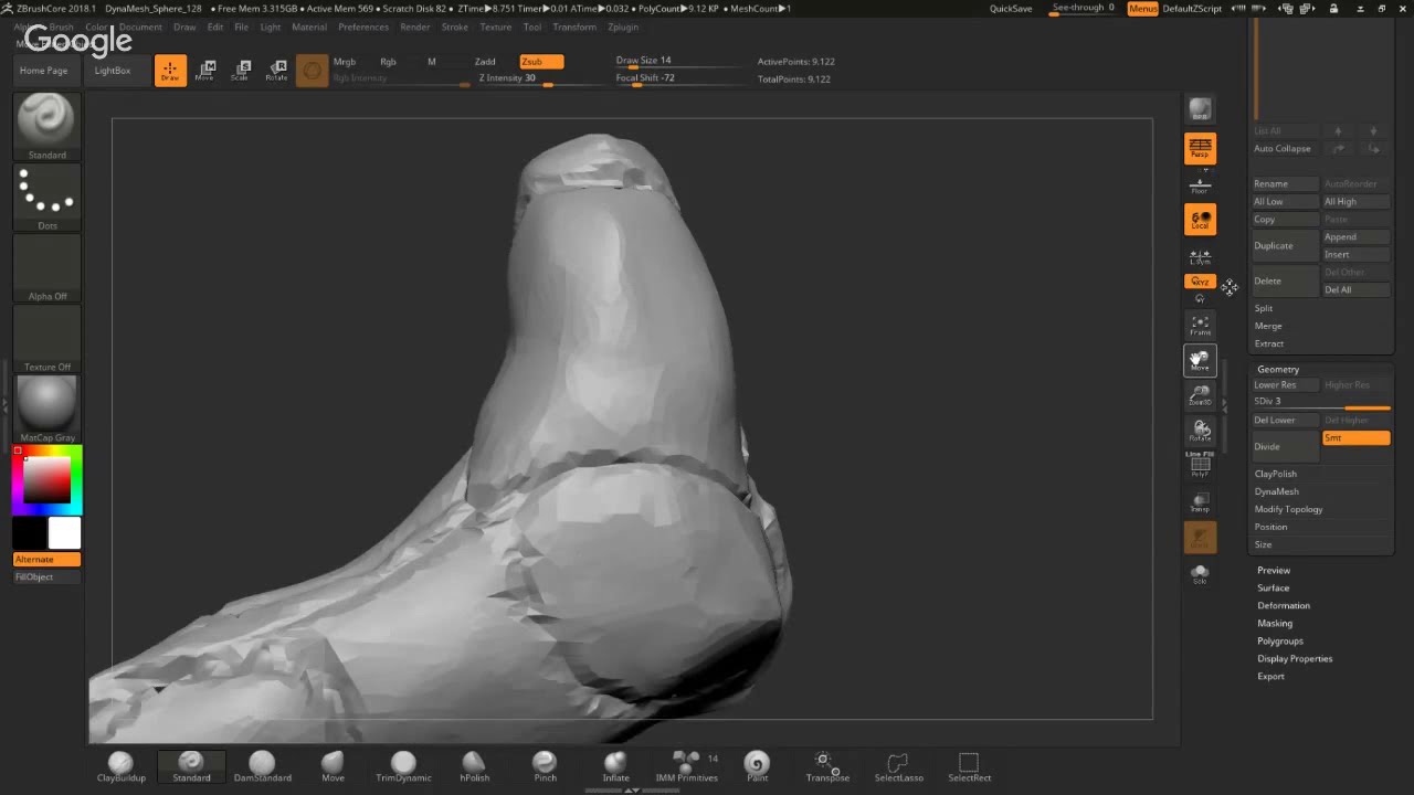 Model Making with Garin Part 2 - Zbrush - YouTube