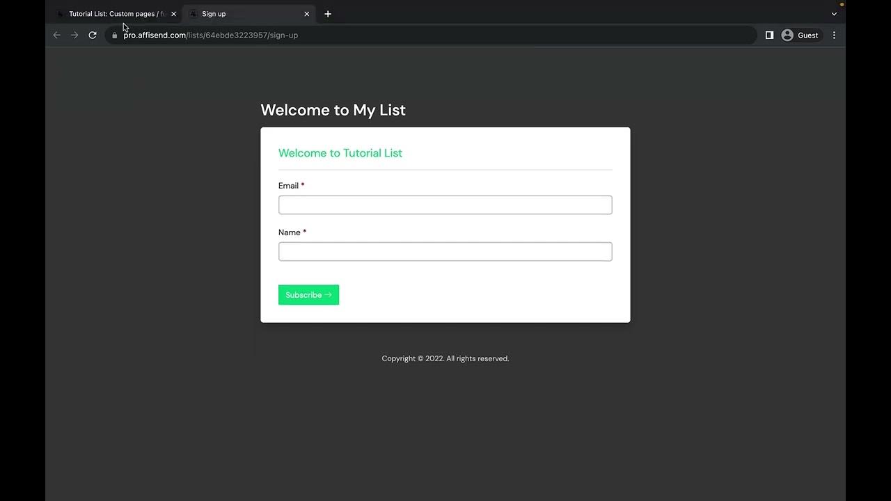Creating and Editing Lists - YouTube