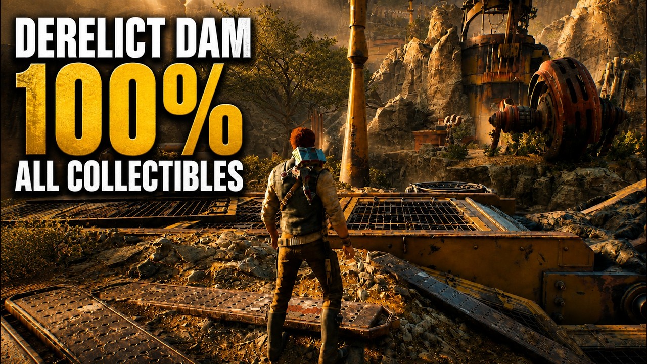 Star Wars Jedi Survivor – Derelict Dam 100% Collectibles Guide (Chests ...