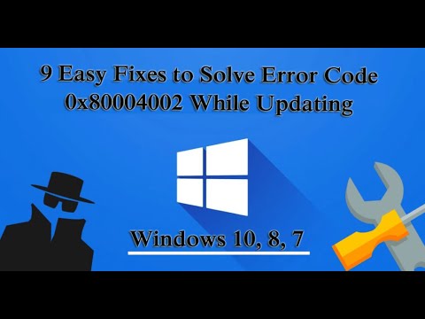 How To Fix Error Code 0x80004002 In Windows - YouTube
