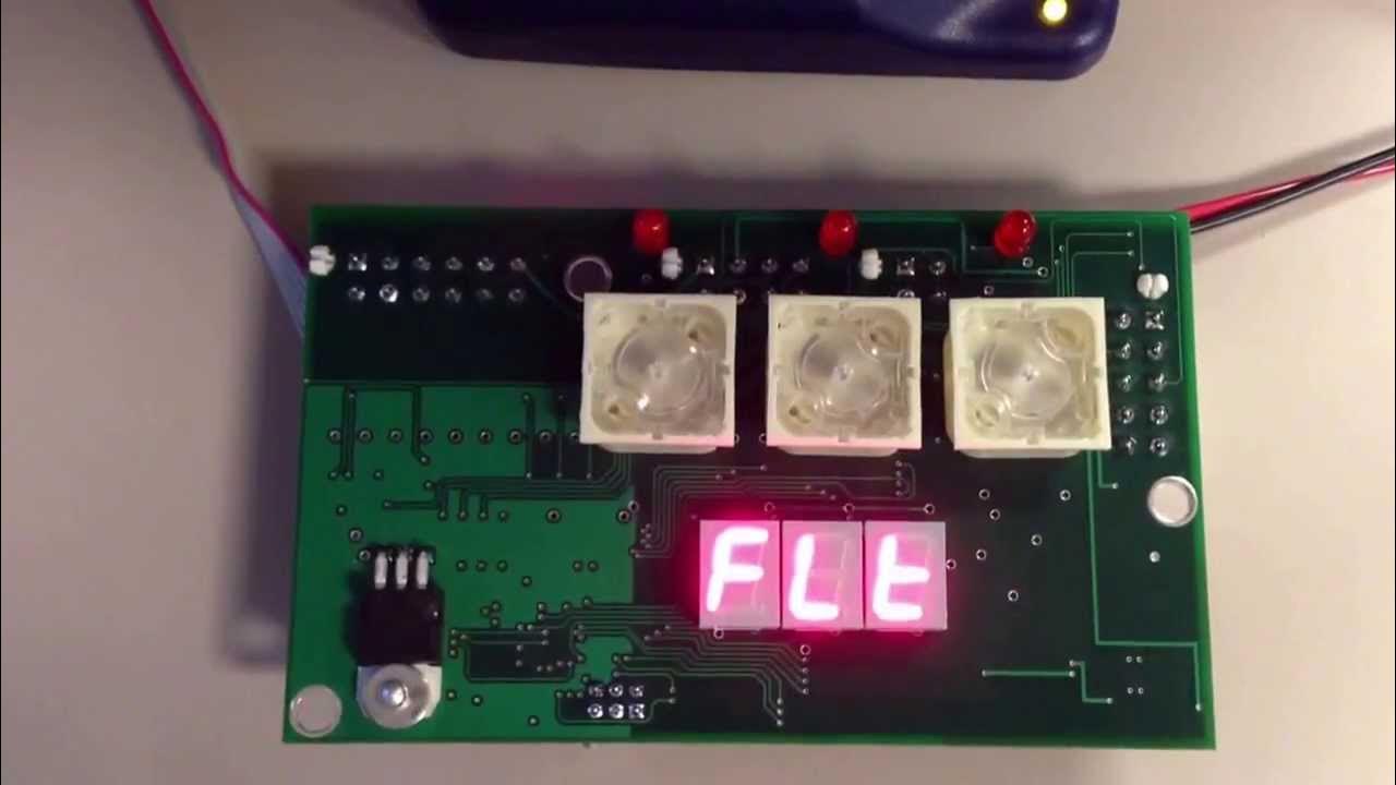 7 segment display test - YouTube