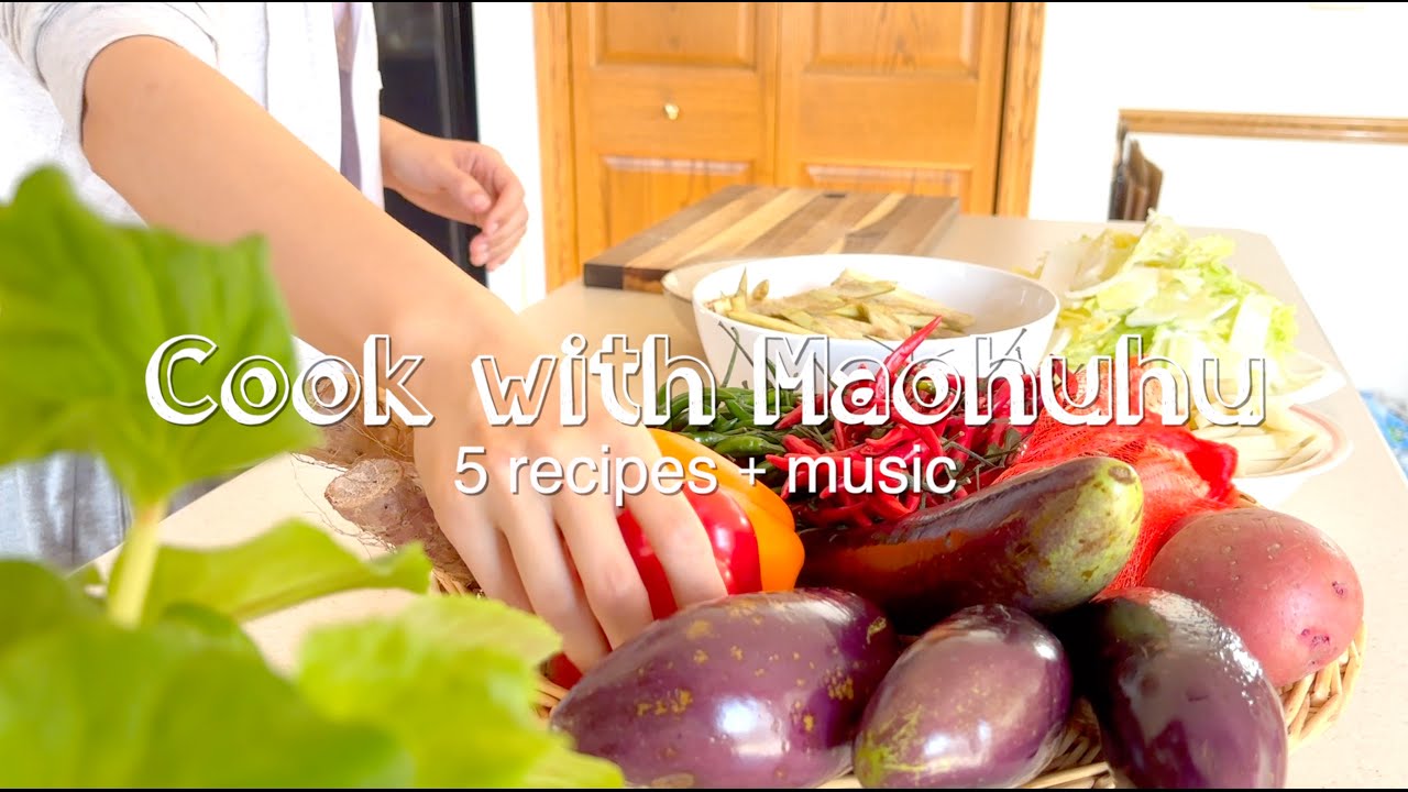 🏡Cook With Me #1//🫑5 Home Cooking Recipes, 🍋Tea & Music🎶# ...