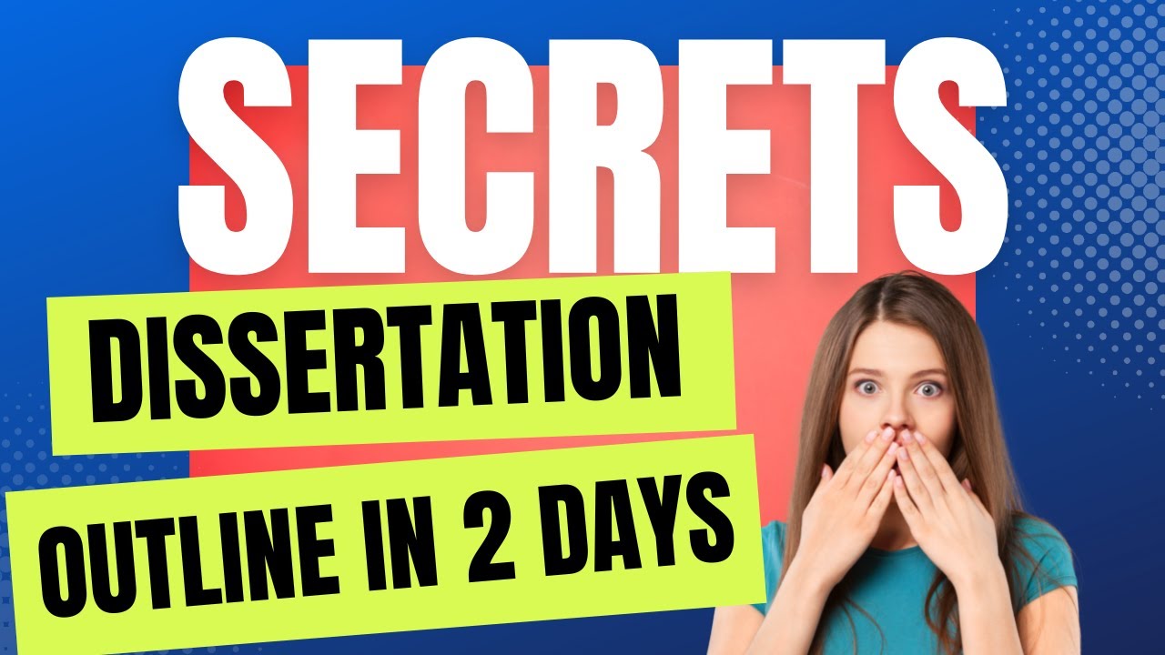 Secrets To Dissertation Outline In 2 Days Finally Revealed - YouTube