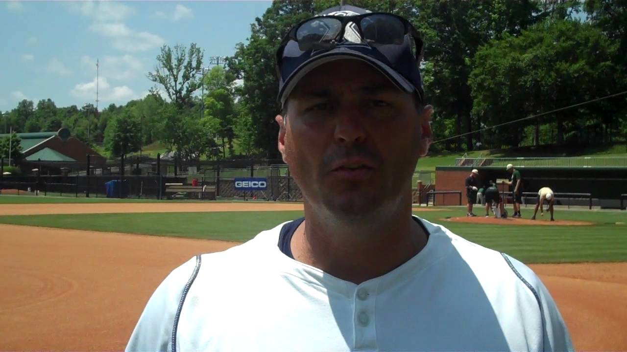 Xavier Baseball Head Coach Scott Googins - GW Postgame Interview - YouTube