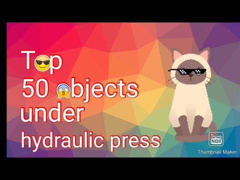 TOP 50 objects under hydraulic press#hydrolicpress - YouTube