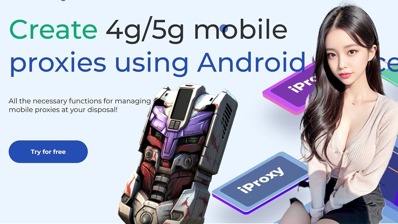 How to create mobile proxies using your android phone - YouTube