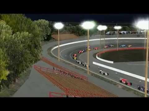 Testing the Motordrome Speedway for NR2003 - YouTube