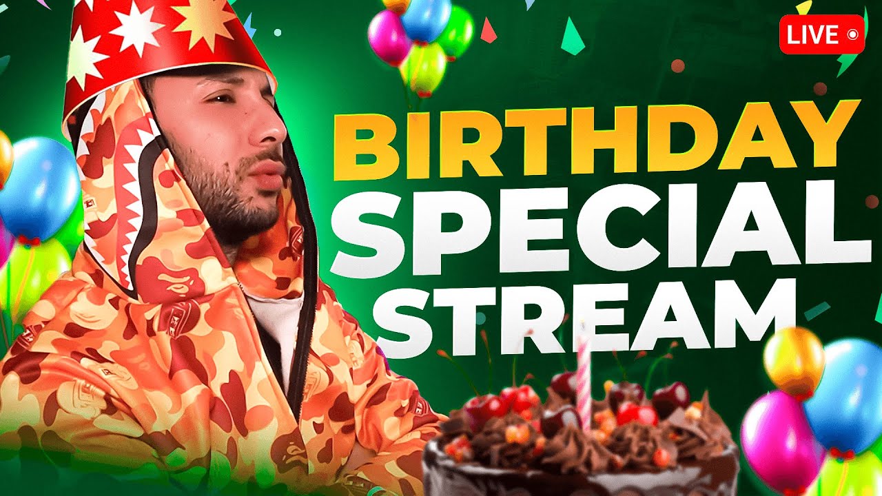 Happy Birthday Stream ️ - YouTube