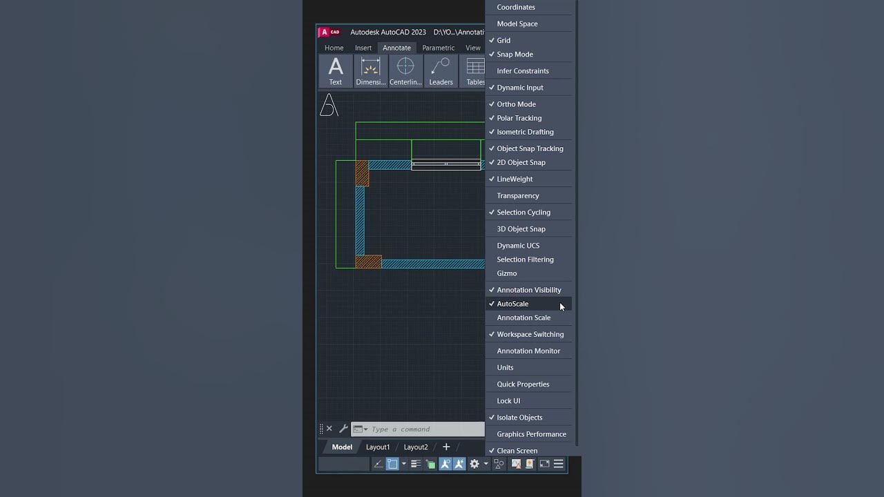 Annotation Scale Dimensions AutoCAD Tutorial architecture autocad annotation-scale-dimensions-autocad-tutorial-architecture-autocad