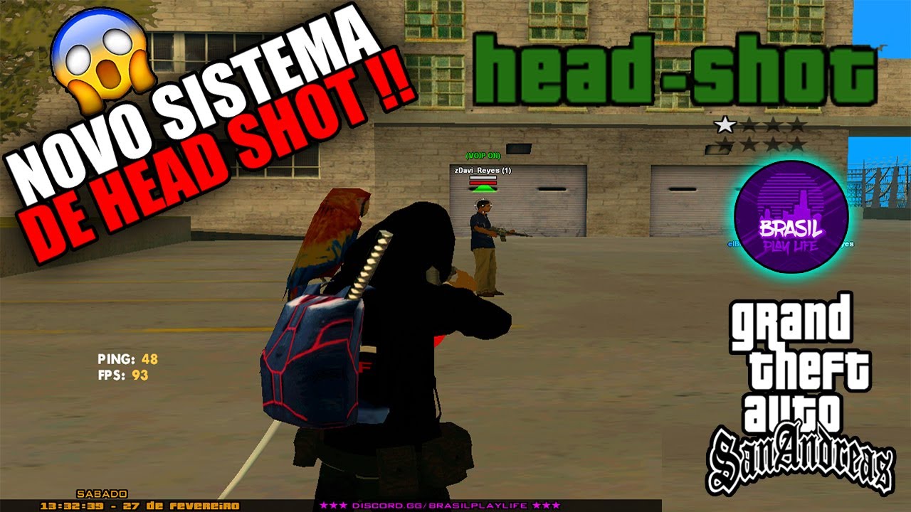 NOVO SISTEMA DE HEAD SHOT E ORGS COM NOVOS NOMES ESTILO MTA E FIVE M ...