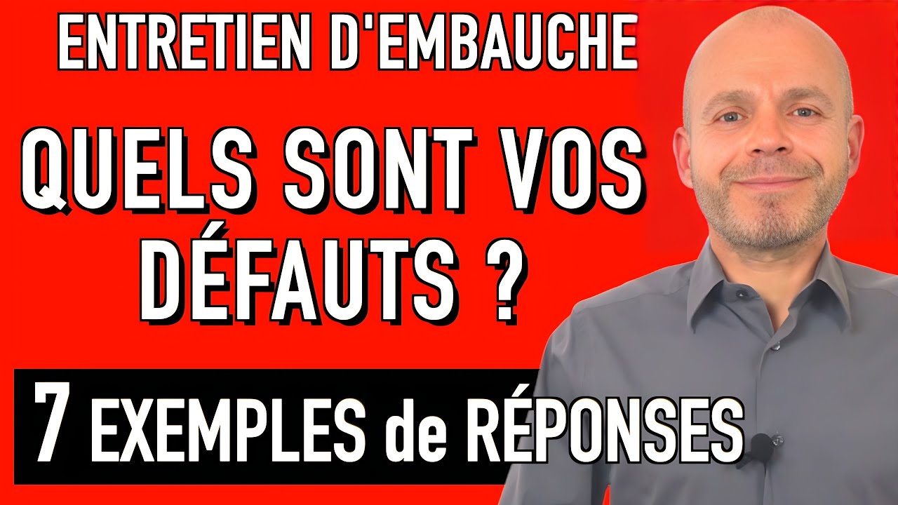 QUELS SONT VOS DÉFAUTS ? 7 EXEMPLES DE RÉPONSES À CETTE QUESTION ...