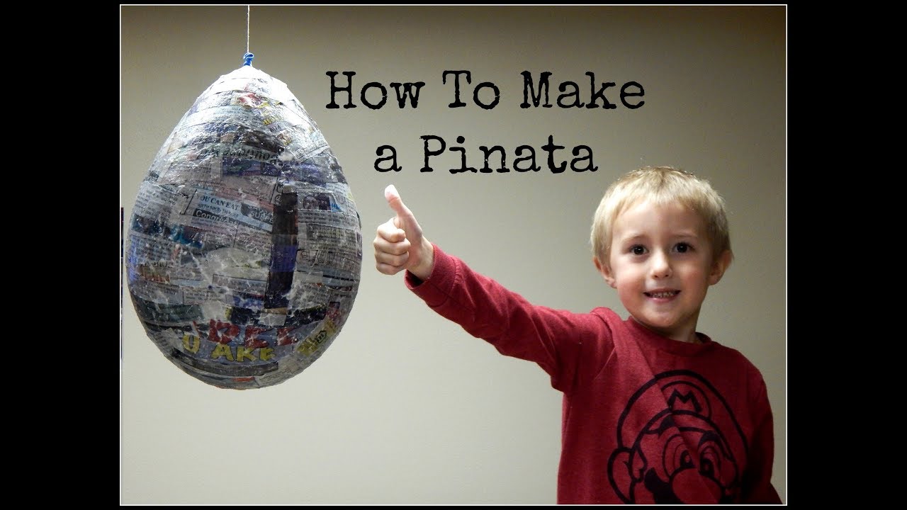 How to Make a Pinata - DIY - YouTube