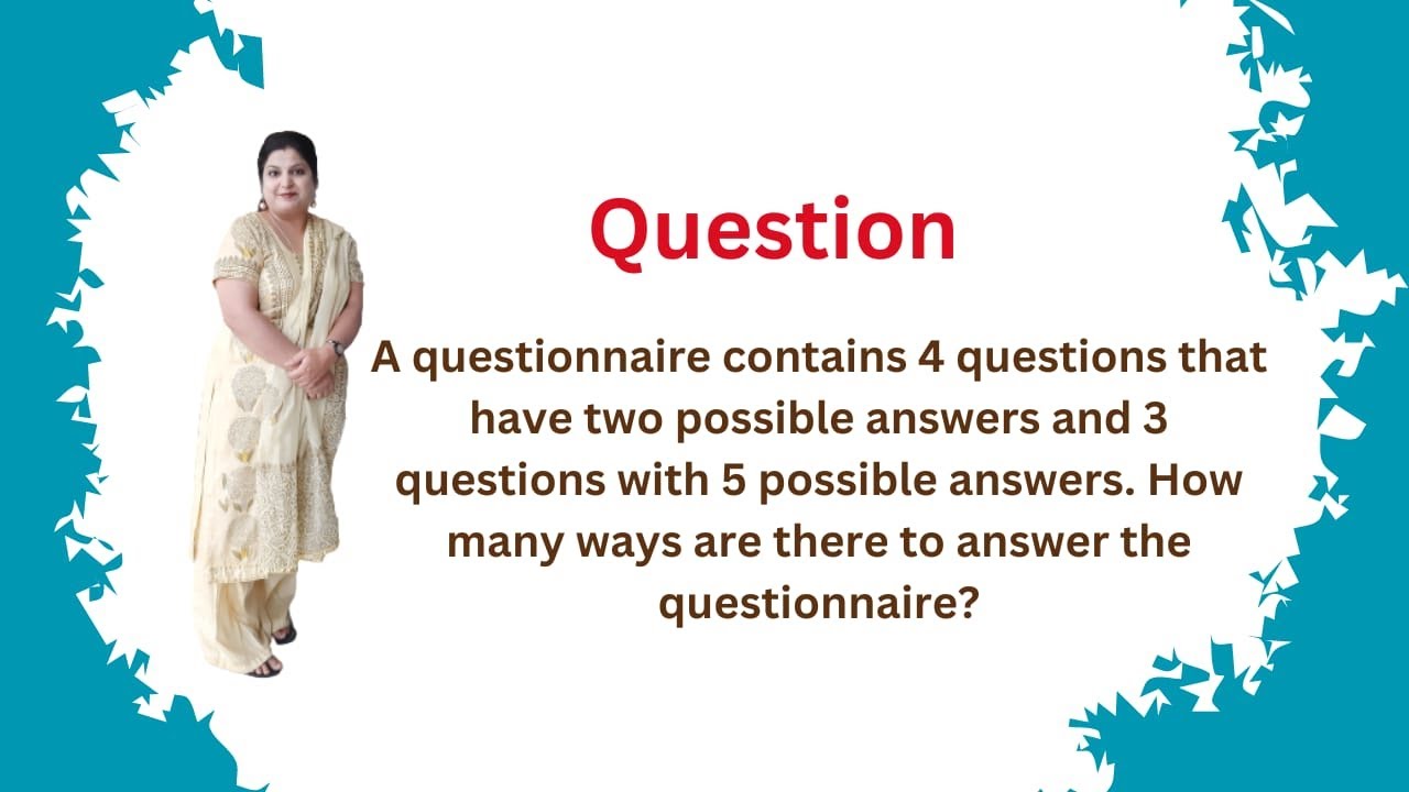 Questionnaire contains 4 questions that have two possible answers and 3 ...