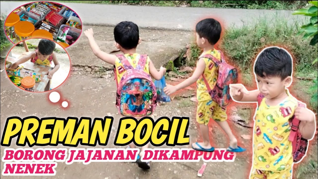 PREMAN BOCIL NGEBOLANG BORONG JAJANAN DI WARUNG | RAFFASYA&RAYYANZA - YouTube