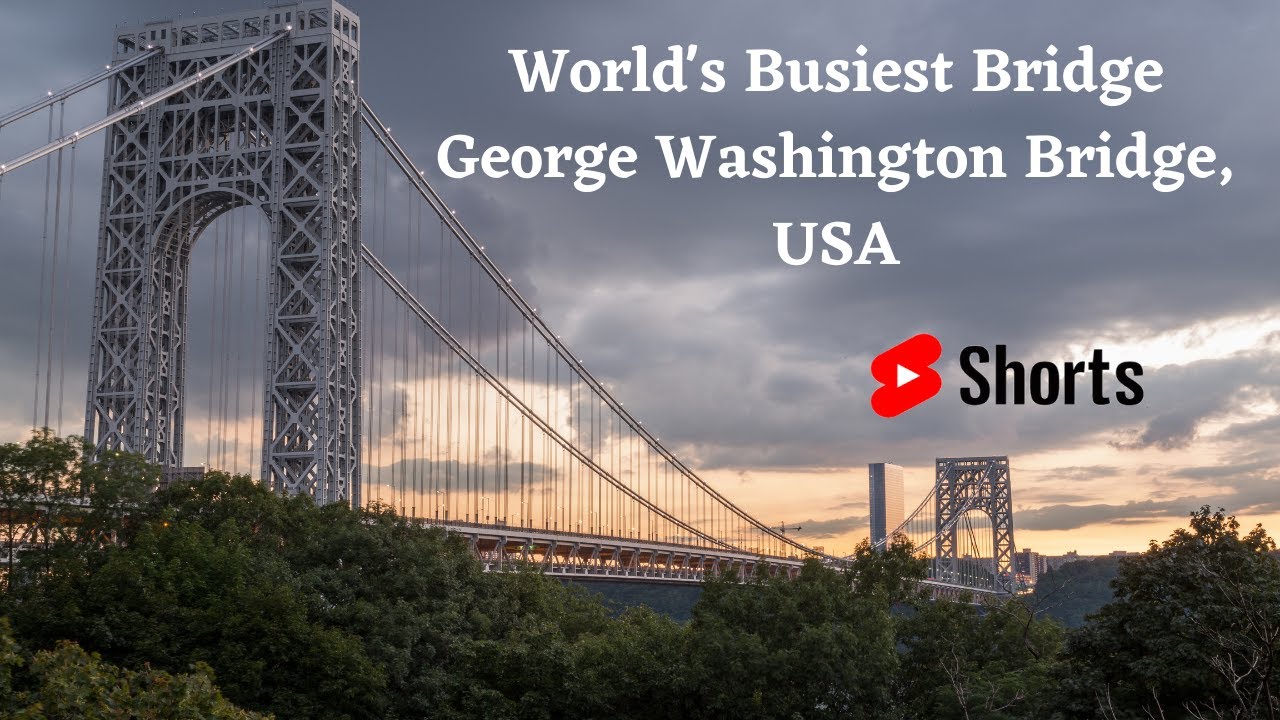 World's Busiest Bridge #GeorgeWashingtonBridge, #USA, #DRONE, # ...