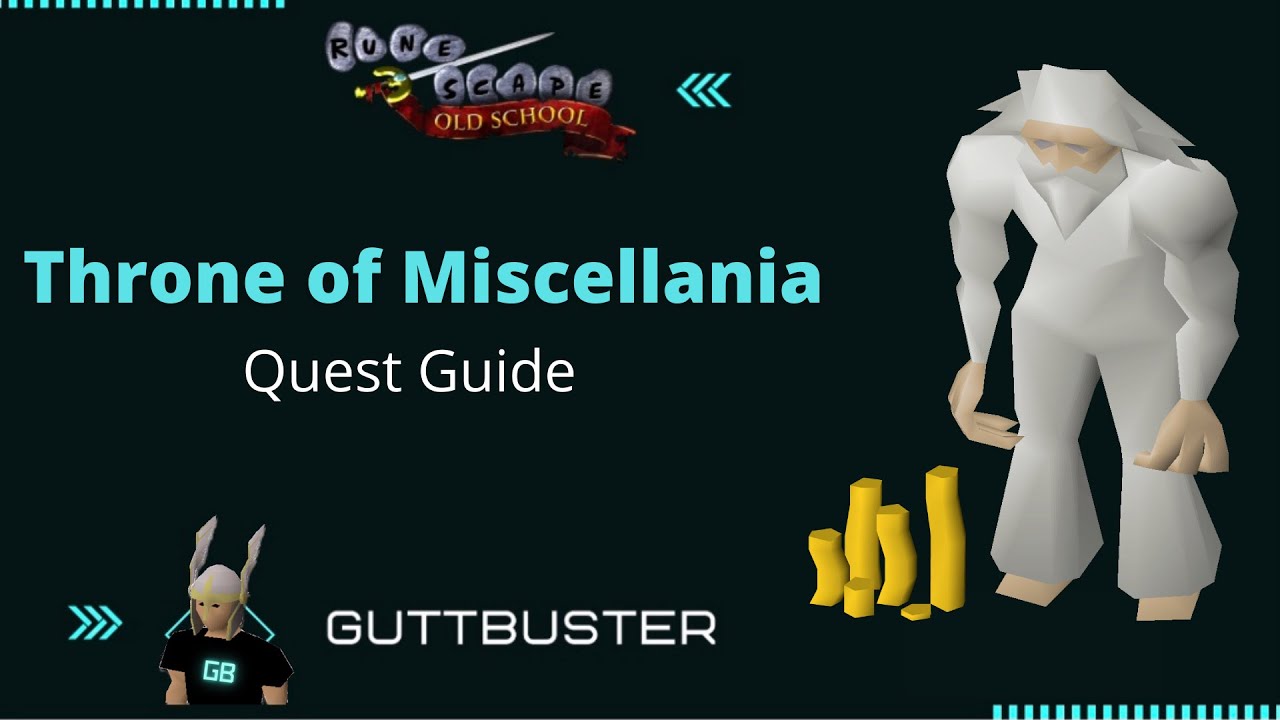 OSRS - Throne Of Miscellania Quest Guide 👑 - YouTube