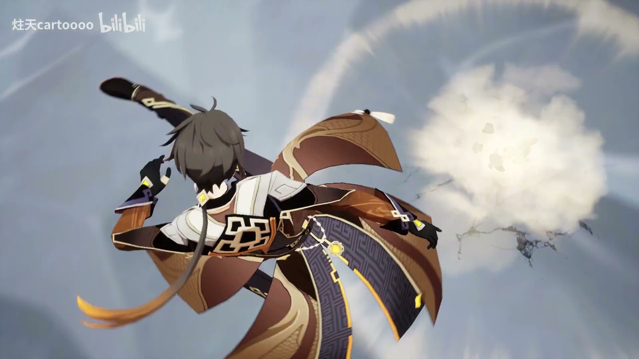 Zhongli Animation Fight 3D(GenshinImpact) - YouTube