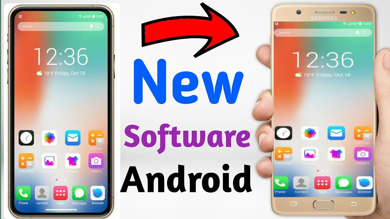 New Software android phone convert to Iphone - YouTube