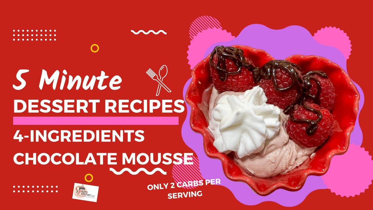 Indulge Your Sweet Tooth: With this easy to make 4 ingredient Keto/Low ...