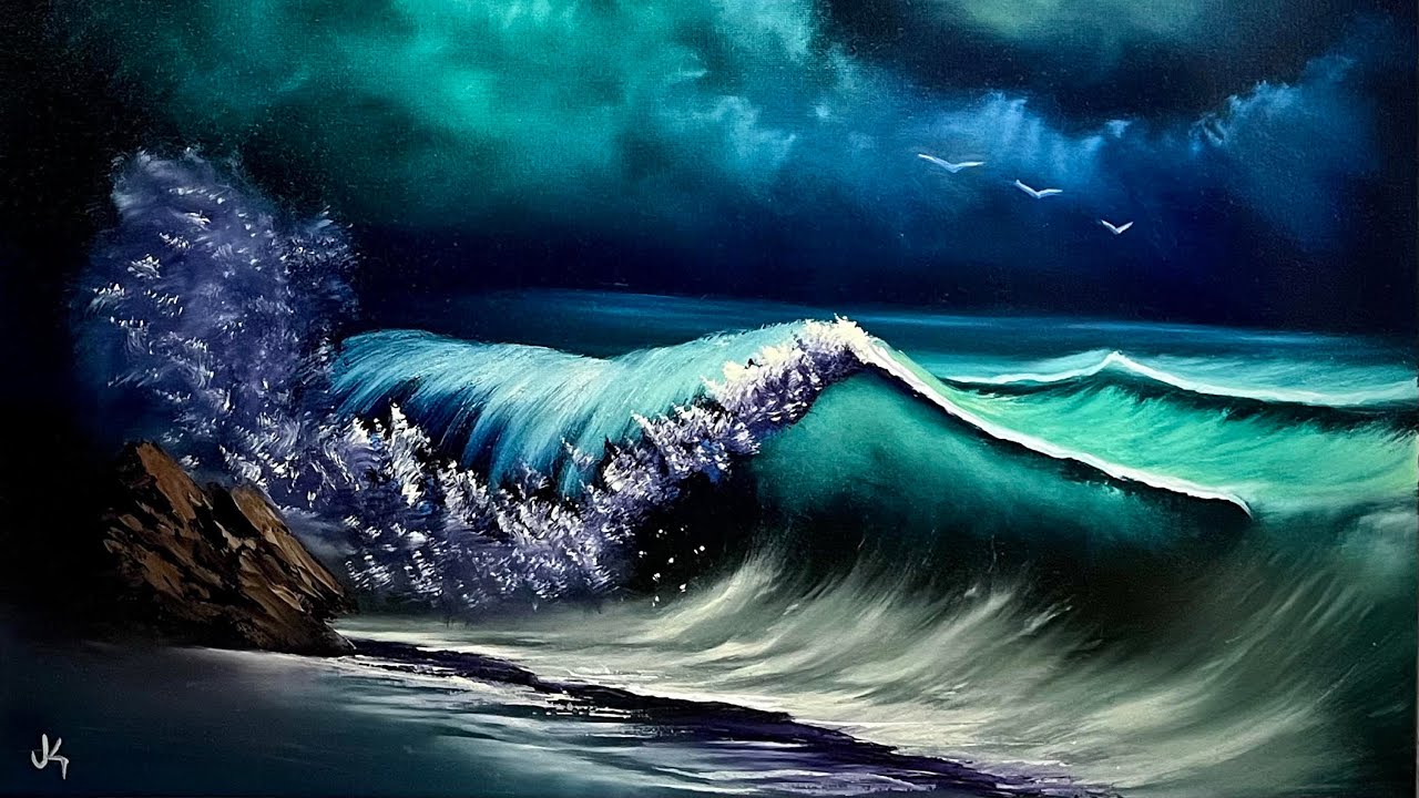 Bob Ross Seascape Paintings S1 Ep6 Saturday Sessions #Seascape
