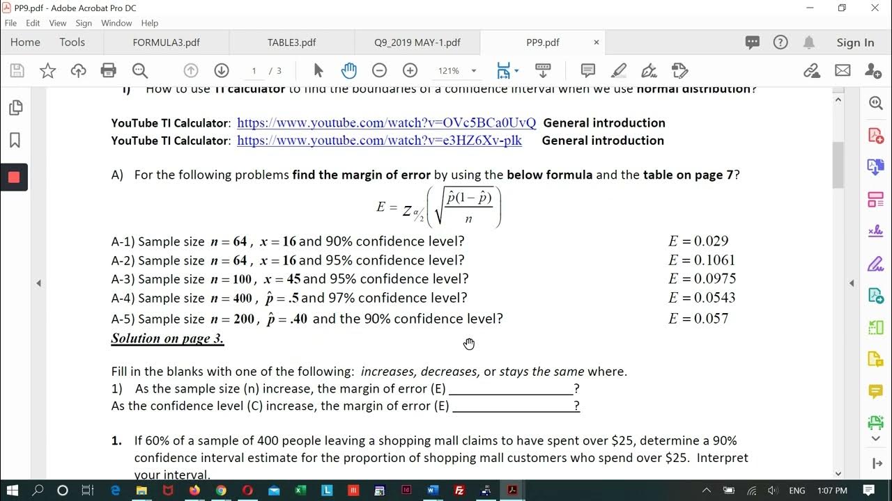 Video on Section 9 Practice Problems - YouTube