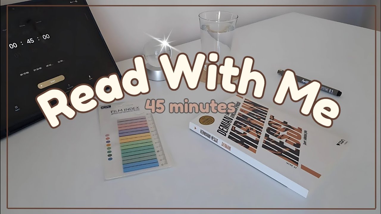 READ WITH ME | 45 Minutes - Piano Sound - YouTube