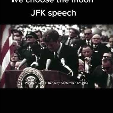 JFK speech-We choose to go to the moon 🌙 - YouTube