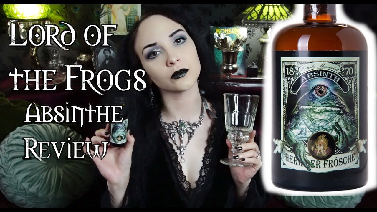 Goth Girl Drinks Lord of the Frogs | Absinthe Review - YouTube