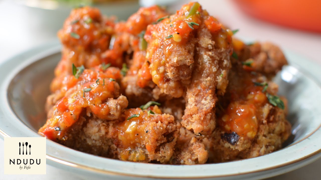 Extra CRISPY FRIED CHICKEN WINGS KOREAN STYLE recipe /Ndudu by Fafa ...