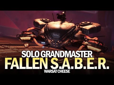 Solo Grandmaster Nightfall Fallen S.A.B.E.R. w/ Warsat Cheese [Destiny ...