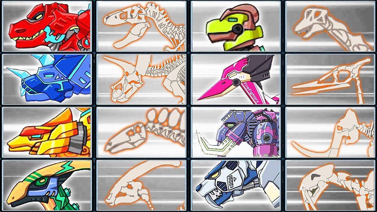 Dino Robot Corps + Dinosaur Fossils Mission | Eftsei Gaming - YouTube