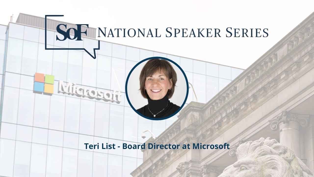Teri List | Scholars of Finance National Speaker Series - YouTube