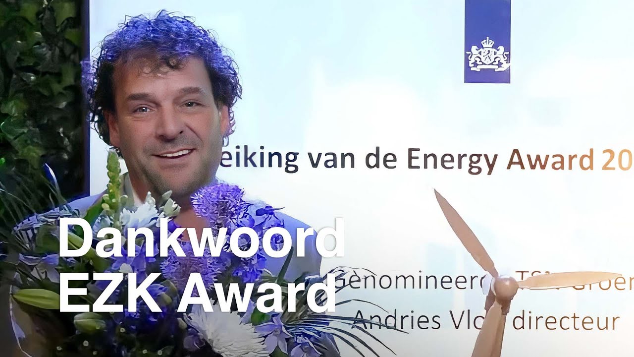Dankwoord EZK Award - YouTube