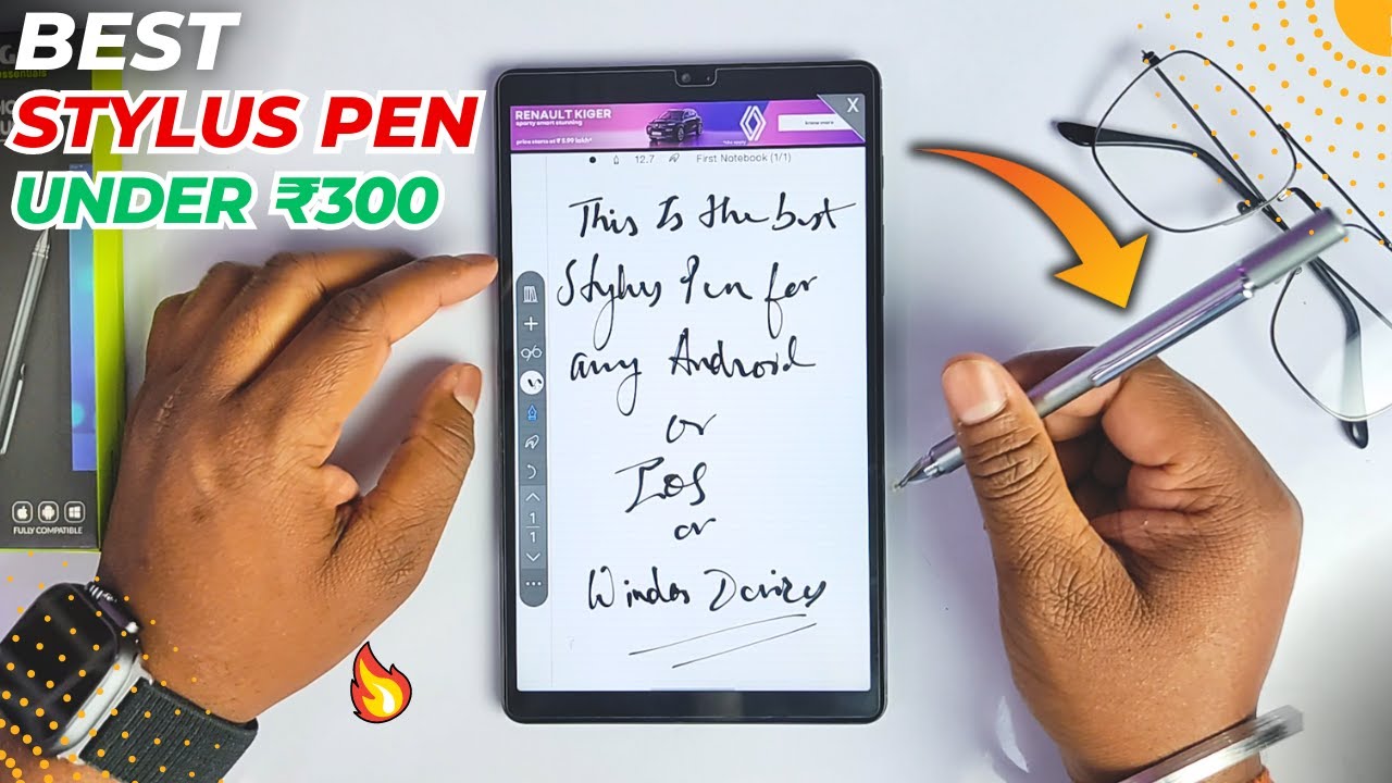 Best Stylus Pen Under ₹300 ⚡| Gizga Stylus Pen Unboxing And Review ...