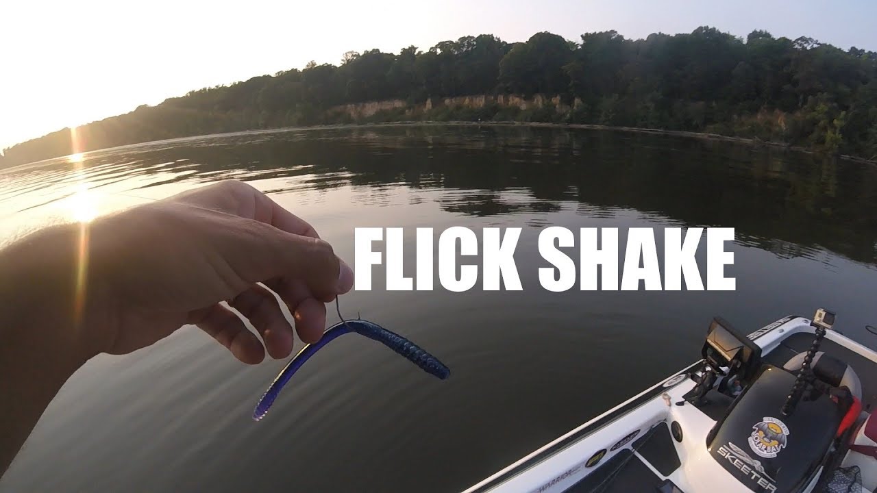 Tough Summer Bass Fishing - Flick Shake in the Grass - YouTube
