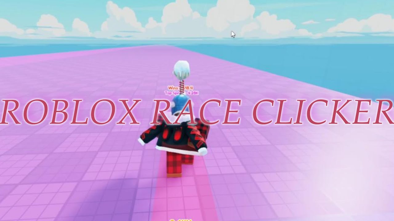 I AM CLICKING SO FAST! Roblox Race Clicker - YouTube