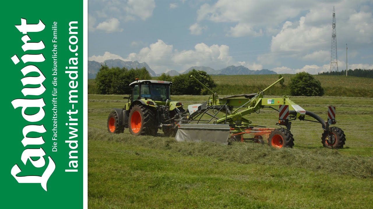 Test: Claas Liner 1600 Twin | landwirt-media.com - YouTube
