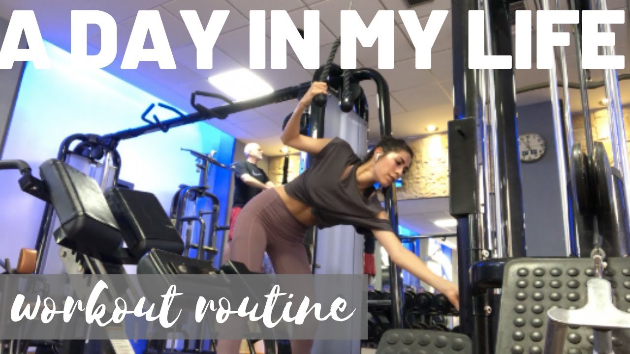 my workout routine | daily vlog - YouTube