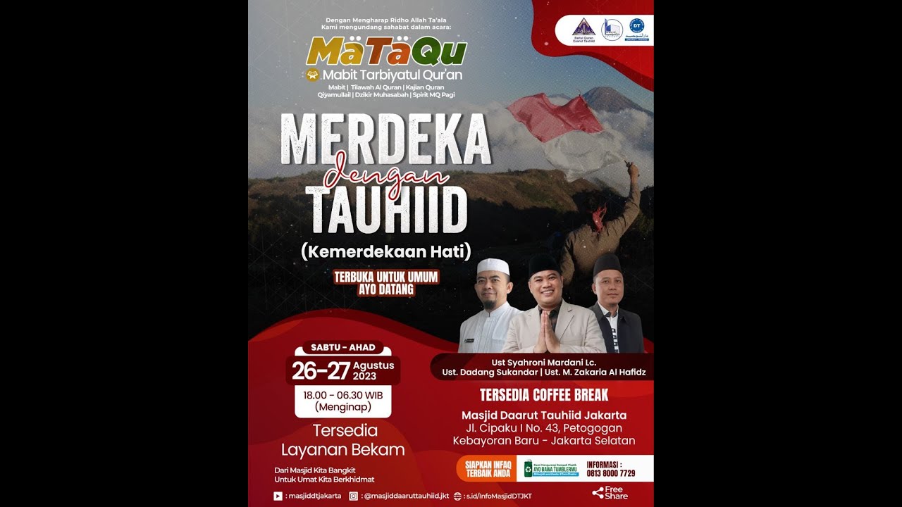 MABIT MATAQU (MABIT TARBIYATUL QUR'AN) - YouTube