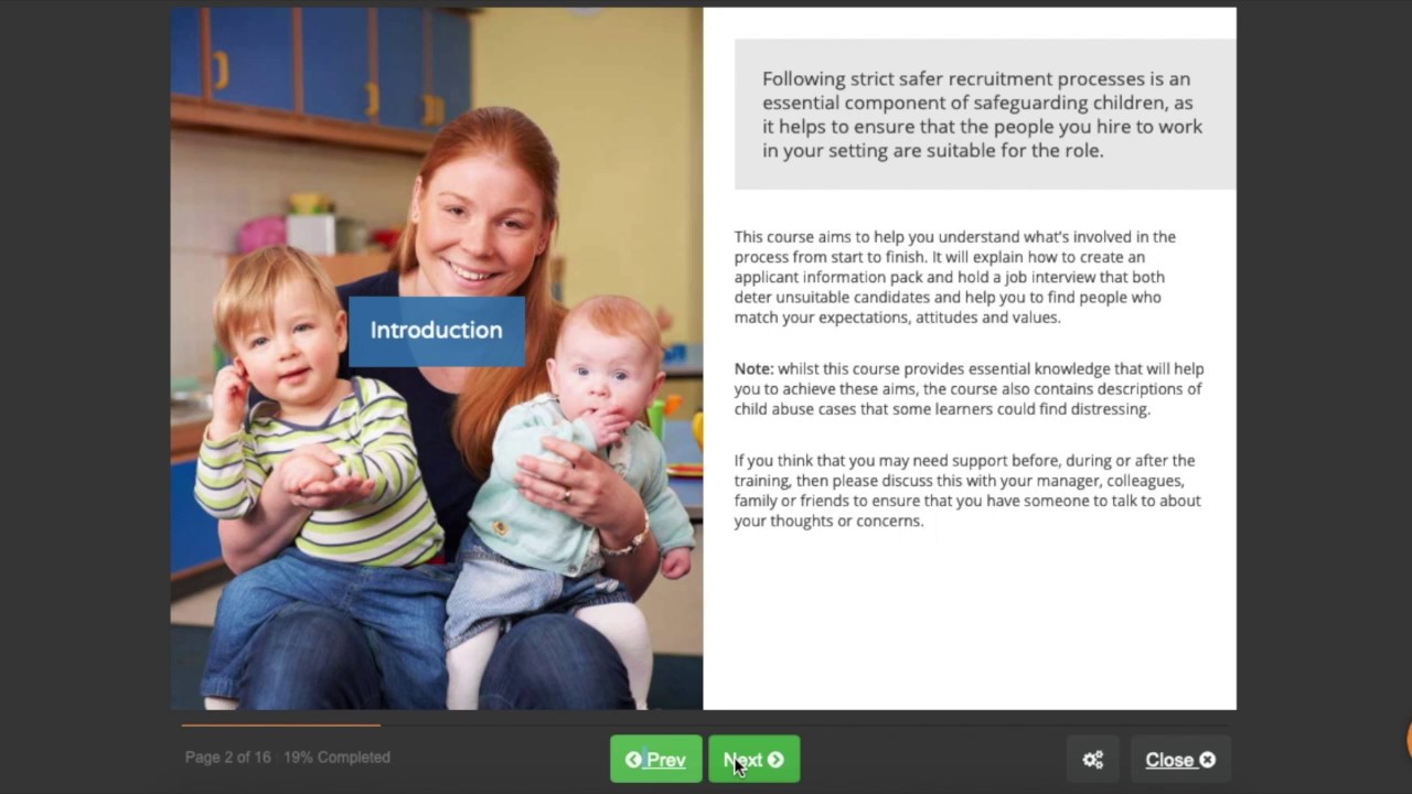 Safeguarding eLearning Demo - YouTube
