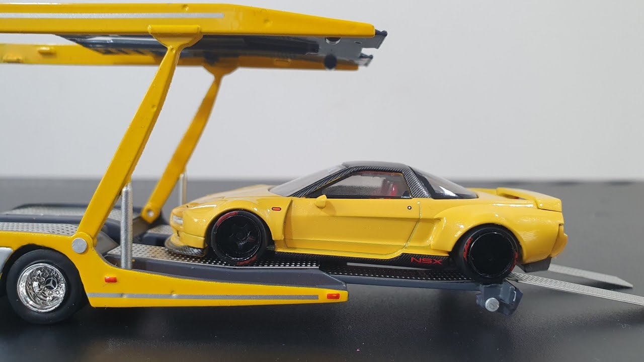 MINI GT KaidoHouse (KHMG108) 1/64 Honda NSX Kaido WORKS V1 Yellow - YouTube