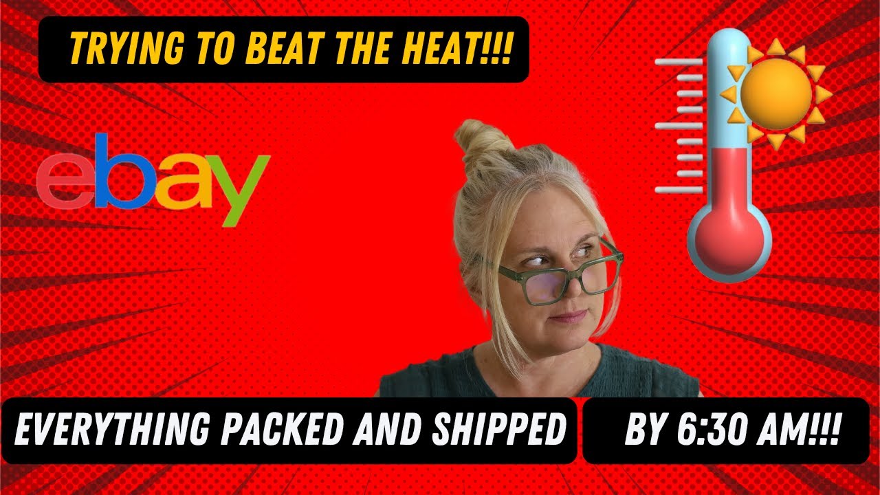 Hot Sales and Hot Shipping!!! Trying to beat that heat..shipping done ...